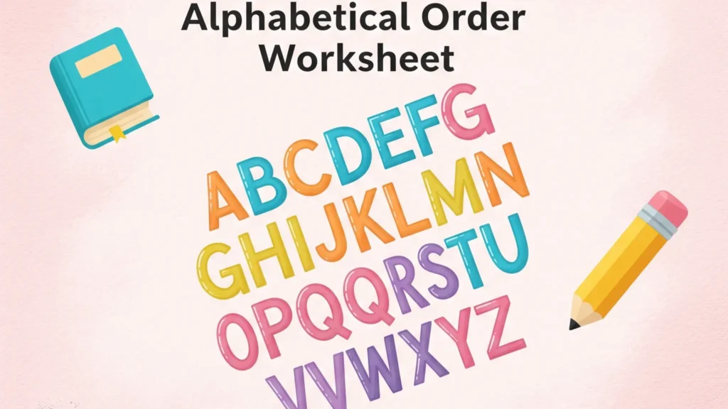 Master ABCs Fast with This Alphabetical Order Worksheet! - Blog